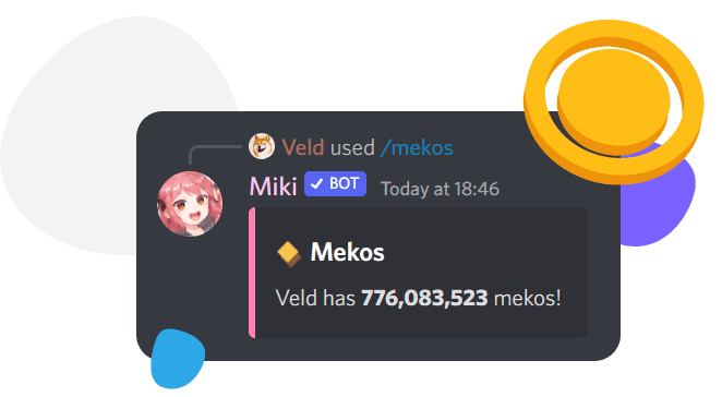 Grow your server's economy with Miki's Currency System